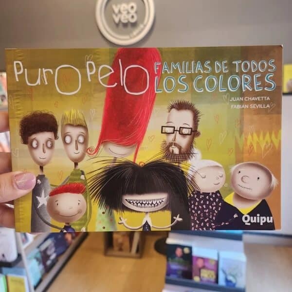 PURO PELO FAMILIAS DE TODOS LOS COLORES - Veo Veo Libros