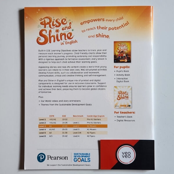 RISE AND SHINE IN ENGLISH! 3 - ACTIVITY BOOK - Veo Veo Libros